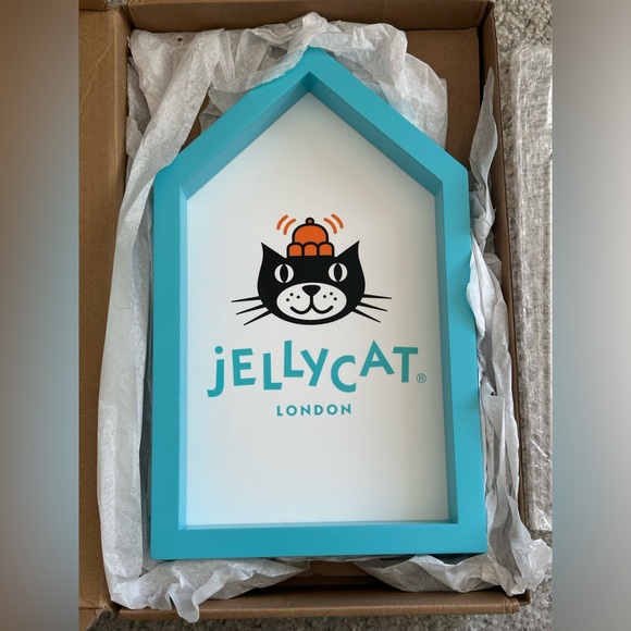 Jellycat | Other | Nwt Jellycat House Logo Wooden Stand Limited Edition ...